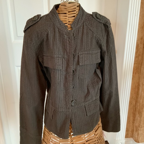 Xhilaration | Jackets & Coats | Gray With Faint Black Lines | Poshmark